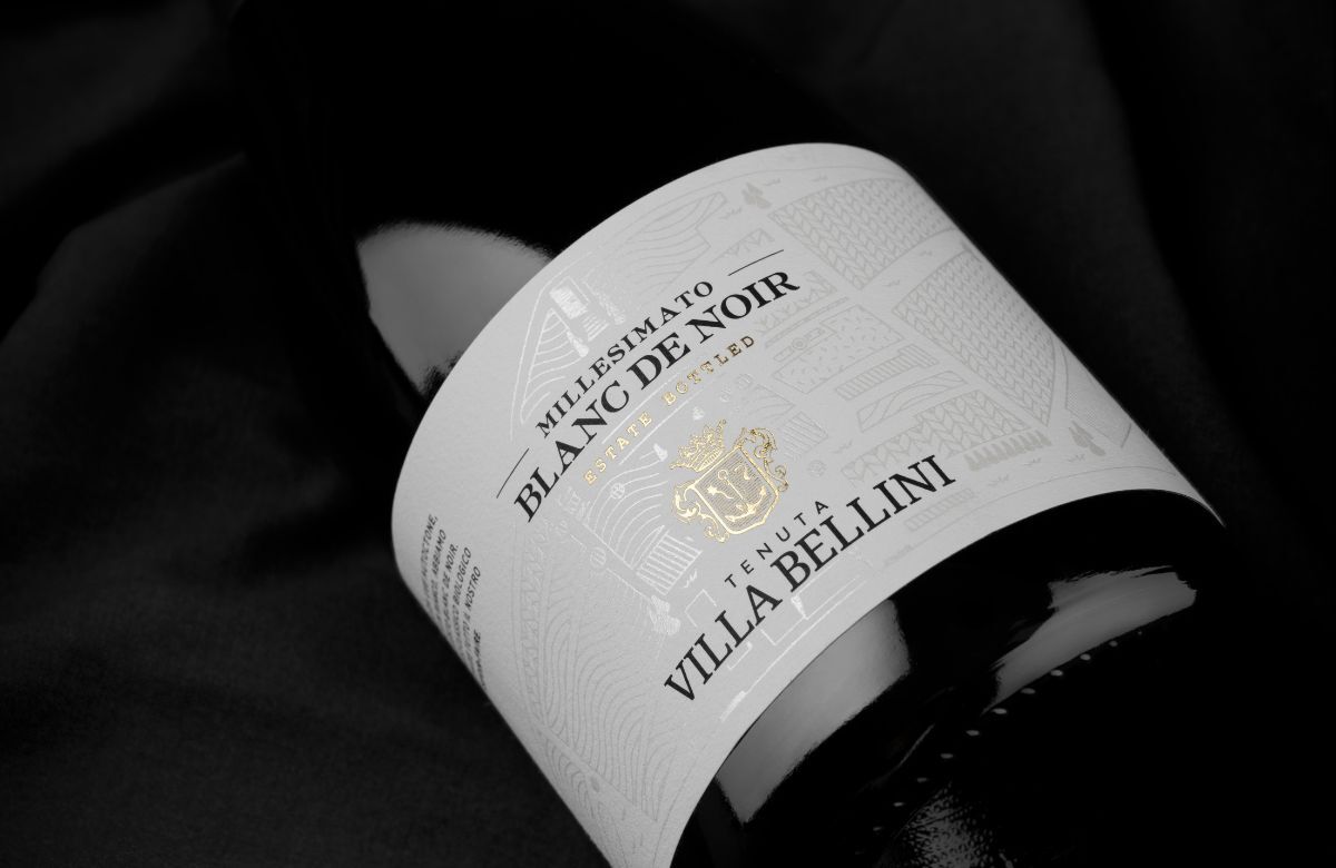 Villa Bellini Blanc de Noir Label Design